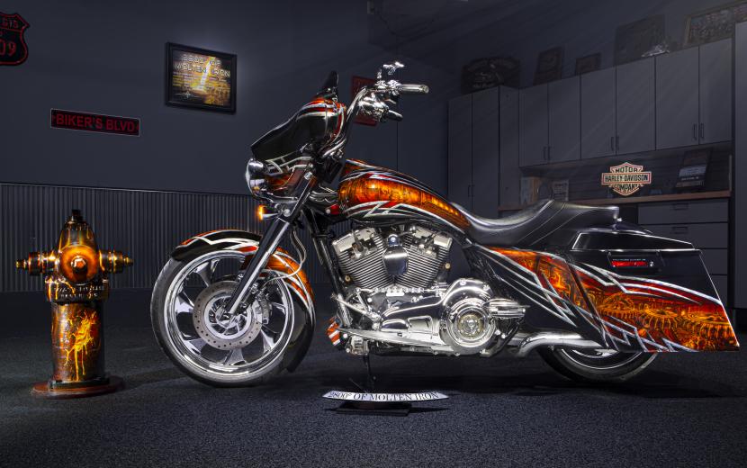 Duane Rice and his custom motorcycle | Modern Casting